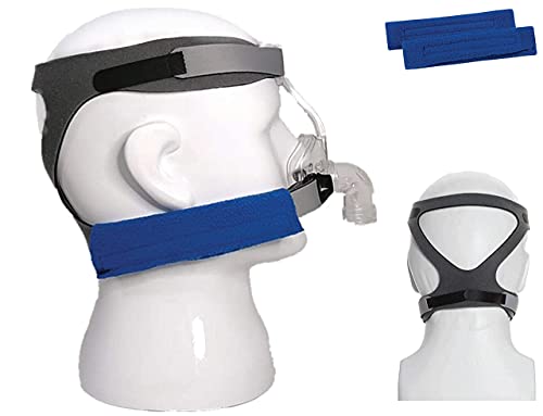 BALIBETOV CPAP Supplies - Universal Cpap Headgear Strap Replacement and cpap Strap Covers for Resmed Cpap Supplies and Various Cpap Mask - Ultralight Soft and Breathable (Mask Not Included) - (Gray)