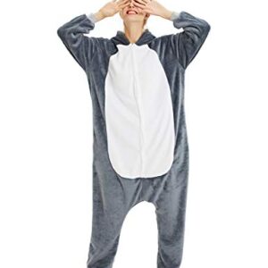 Très Chic Mailanda Adult Unisex Animal Pajamas for Women Men Onesie Sleepwear Halloween Cosplay Costume Medium