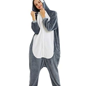 Très Chic Mailanda Adult Unisex Animal Pajamas for Women Men Onesie Sleepwear Halloween Cosplay Costume Medium