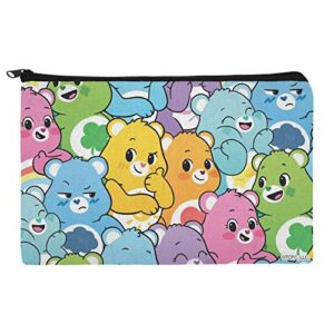 graphics & more care bears: unlock the magic very many bears pencil pen organizer zipper pouch case