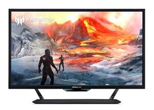 acer predator cg437k pbmiiippuzx 43" 4k uhd, 120hz(144hz overclock), 1ms vrb, g-sync compatible gaming monitor with vesa certified displayhdr 1000 (2x display, 3x hdmi & 1 usb type-c port)