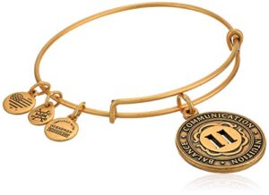 alex and ani replenishment 19 women's numerology number eleven, charm bangle, rafaelian gold