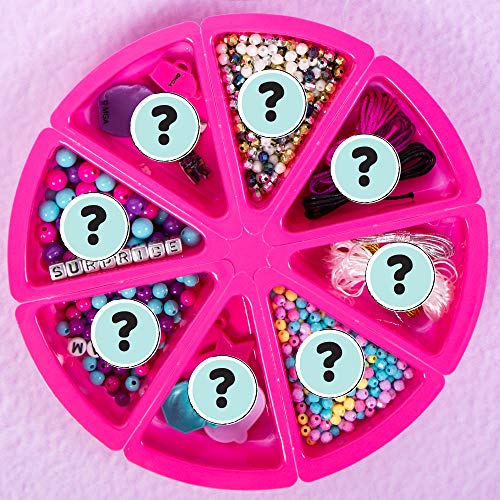 Horizon Group USA L.O.L. Surprise! Surprise Reveal Jewelry Box, Peel to Reveal Jewelry Pieces.DIY Jewelry Making Kit.Activity Kit Includes 1200+ Charms & Beads Along with Storage Box.