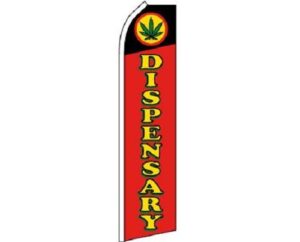 dispensary swooper flag (mount and poles are not included)