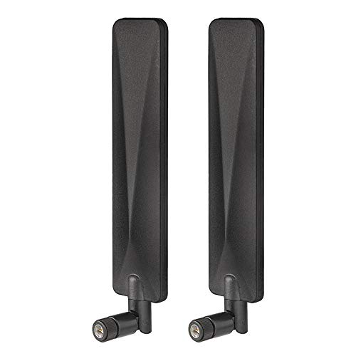 Bingfu 4G LTE Antenna 9dBi SMA Male Cellular Antenna (2-Pack) Compatible with 4G LTE Wireless CPE Router Hotspot Cellular Gateway Industrial IoT Router Trail Camera Game Camera Outdoor Security Camera