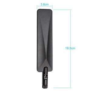 Bingfu 4G LTE Antenna 9dBi SMA Male Cellular Antenna (2-Pack) Compatible with 4G LTE Wireless CPE Router Hotspot Cellular Gateway Industrial IoT Router Trail Camera Game Camera Outdoor Security Camera