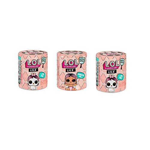 L.O.L. Surprise! Makeover Series 3-Pack - Random 5 Surprises of 1 Lil Pet, Lil Sis, or Lil Brother Doll with Color Change Water Surprise; Magic Mirror; Secret Message; Fashion Accessory| Age 6+