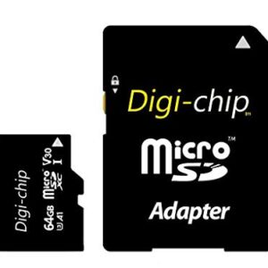 Digi-Chip Micro-SD Memory Card UHS-1 High Speed for Amazon Fire 7, Fire 7 Kids, Amazon Fire HD8, HD8 Kids, Fire HD10, Fire HD 10 Kids Tablet PC (64GB, Yellow - Extreme)