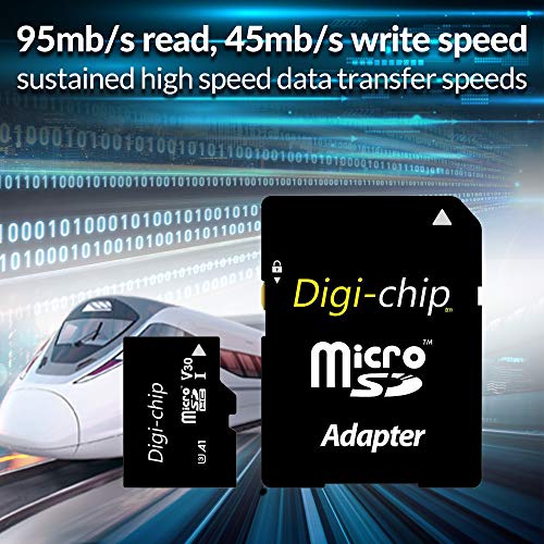 Digi-Chip Micro-SD Memory Card UHS-1 High Speed for Amazon Fire 7, Fire 7 Kids, Amazon Fire HD8, HD8 Kids, Fire HD10, Fire HD 10 Kids Tablet PC (64GB, Yellow - Extreme)