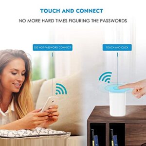 WAVLINK Whole Home WiFi Mesh System, AC1200 Gigabit Smart Mesh Wi-Fi Router Dual Band Wall-Mounted with Patent Touchlink Technology-3 Pack for 3000 sq.ft Coverage