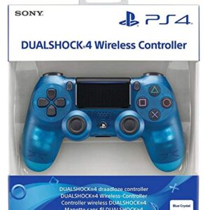 Sony Dualshock 4 Wireless Controller for PlayStation 4 - Blue Crystal - PlayStation 4 (Renewed)