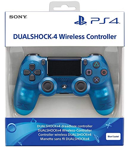 Sony Dualshock 4 Wireless Controller for PlayStation 4 - Blue Crystal - PlayStation 4 (Renewed)