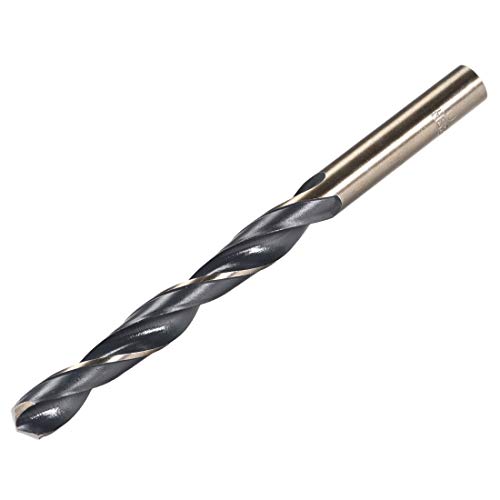 uxcell Straight Shank Twist Drill Bits 10mm High Speed Steel 4341 with 10mm Shank for Stainless Steel Alloy Metal Plastic Wood