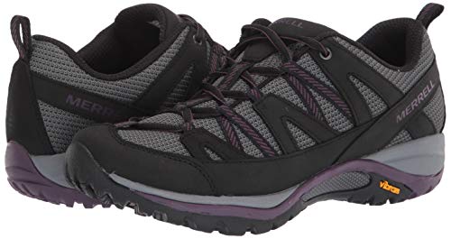 Merrell womens Siren Sport 3 Hiking Shoe, Black/Blackberry, 9 US