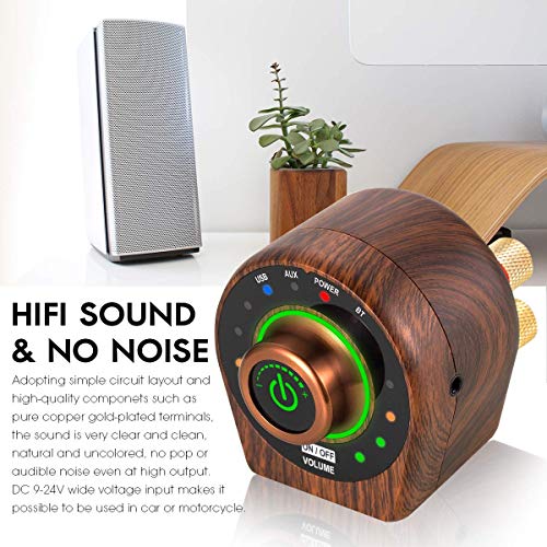 Nobsound Mini Bluetooth 5.0 Power Amplifier Class D Hi-Fi Stereo Amp Home Speaker