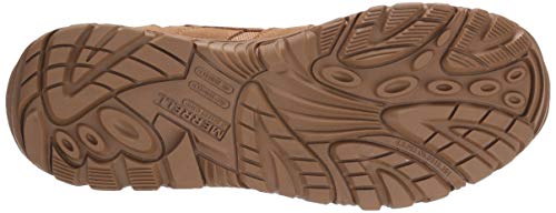 Merrell Men's Moab 2 8" Defense Zip Composite Toe Military and Tactical Boot, Coyote, 11.5 Wide