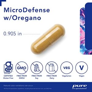 Pure Encapsulations MicroDefense with Oregano | Support for Healthy Gastrointestinal Tract Function and Balance | 90 Capsules