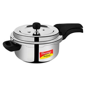 prestige prasv3 pressure cooker, 3 liter, silver