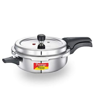 prestige prasvsp pressure cooker, senior pan 4l, silver