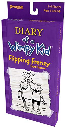 Pressman Diary of a Wimpy Kid Card Game - Flipping Frenzy, Multi Color