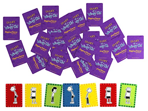 Pressman Diary of a Wimpy Kid Card Game - Flipping Frenzy, Multi Color