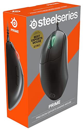 SteelSeries Prime - Esports Performance Gaming Mouse – 18,000 CPI TrueMove Pro Optical Sensor – Magnetic Optical Switches