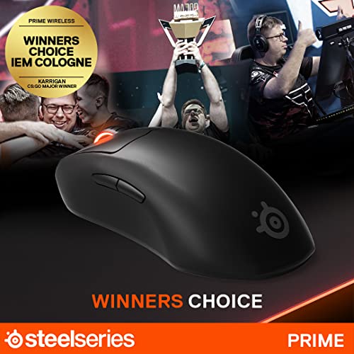 SteelSeries Prime - Esports Performance Gaming Mouse – 18,000 CPI TrueMove Pro Optical Sensor – Magnetic Optical Switches