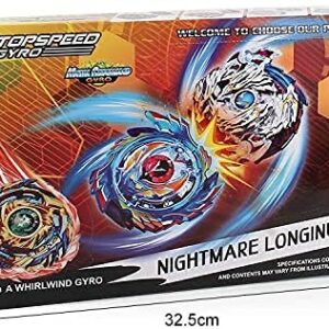 Bey Battle Gyro Burst Battle Evolution Metal Fusion Attack Set with 4D Launcher Grip Set