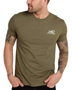 into the am summer islands mens graphic tee - cool novelty design crewneck t shirts for guys (olive green, large)