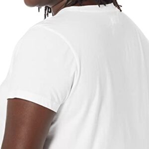 The Drop Women's Courtney Short-Sleeve Tiny Crew Neck Jersey T-Shirt, White, 3X Plus Size