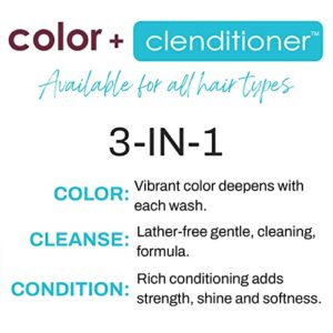 Keracolor Clenditioner MERLOT Hair Dye - Semi Permanent Hair Color Depositing Conditioner, Cruelty-free, 12 Fl. Oz.