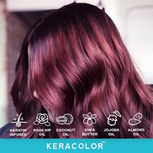 Keracolor Clenditioner MERLOT Hair Dye - Semi Permanent Hair Color Depositing Conditioner, Cruelty-free, 12 Fl. Oz.