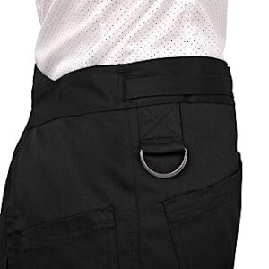 Chef Works Unisex Largo Half Bistro Apron, Black, One Size