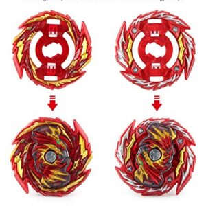 Bey Burst Battle Evolution 4 in 1 Metal Fusion Attack Set with 4D Launcher Grip Tops Set