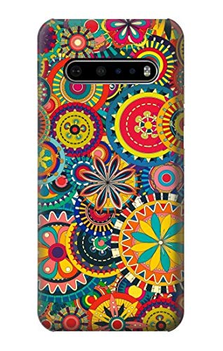 R3272 Colorful Pattern Case Cover for LG V60 ThinQ 5G