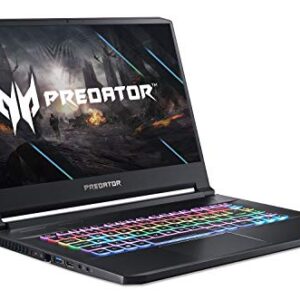 Acer Predator Triton 500 PT515-52-77P9 Gaming Laptop, Intel Core i7-10750H, NVIDIA GeForce RTX 2080 Super, 15.6" FHD NVIDIA G-SYNC Display, 300Hz, 32GB Dual-Channel DDR4, 1TB NVMe SSD, RGB Backlit KB