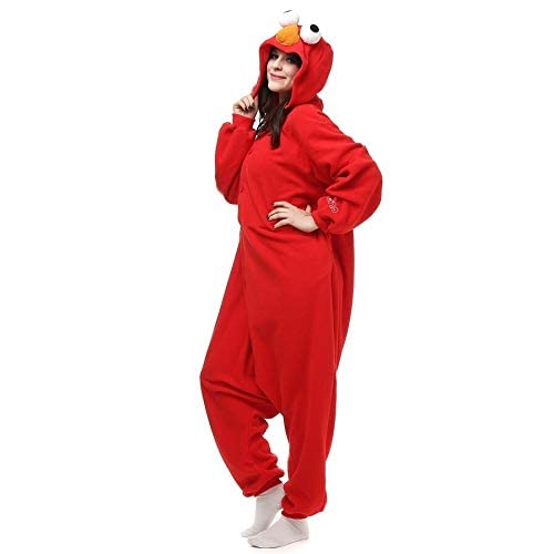 ROYAL WIND womens Pyjamas Cartoon Sleepwear Cosplay Costume Homewear, Red, Medium