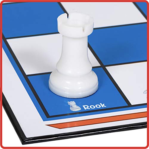 ROO GAMES Quick Chess - Learn Chess with 8 Simple Activities - For Ages 6+ - Chess Set for Kids