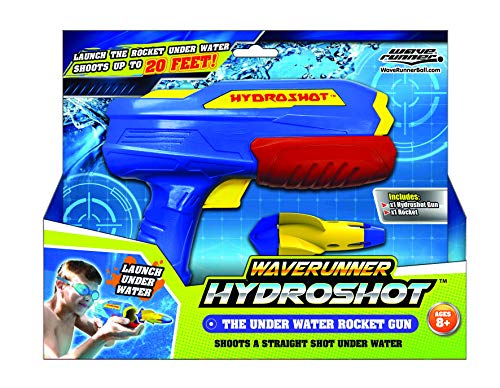 Wave Runner HydroShot Underwater Rocket Launcher- The Best Water Gun for Kids | Shoots A Straight Shot Under Water for Up to 20 Feet! (Single)