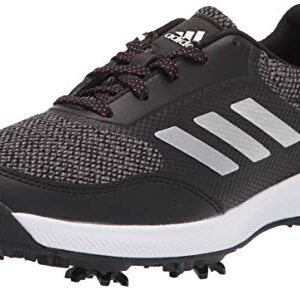 adidas womens W Tech Response 2.0 Golf Shoe, Black/Silver/Grey, 8.5 US