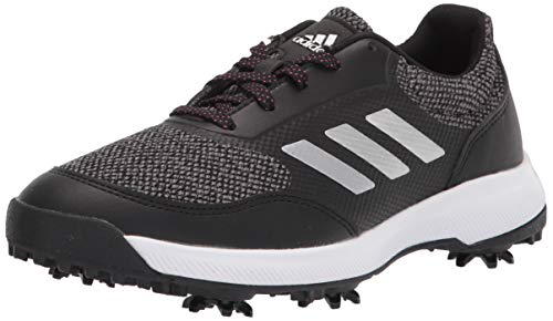 adidas womens W Tech Response 2.0 Golf Shoe, Black/Silver/Grey, 8.5 US