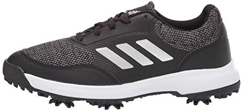 adidas womens W Tech Response 2.0 Golf Shoe, Black/Silver/Grey, 8.5 US