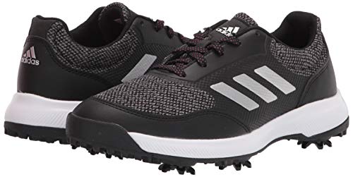 adidas womens W Tech Response 2.0 Golf Shoe, Black/Silver/Grey, 8.5 US