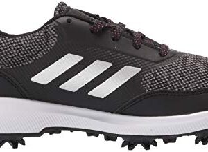 adidas womens W Tech Response 2.0 Golf Shoe, Black/Silver/Grey, 8.5 US