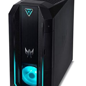 Acer Predator Orion 3000 Gaming Desktop, 10th Gen Intel Core i5-10400F 6-Core Processor, GeForce GTX 1660 SUPER, 12GB DDR4, 512GB NVMe M.2 SSD, Intel WiFi 6, RGB Keyboard and Mouse, PO3-620-UR13