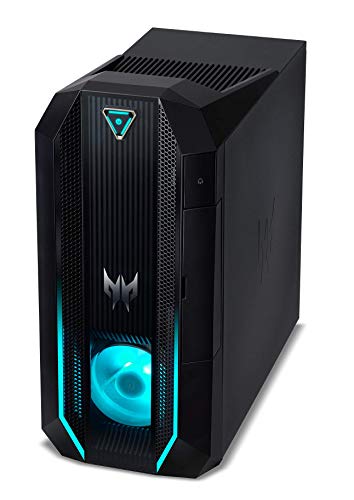 Acer Predator Orion 3000 Gaming Desktop, 10th Gen Intel Core i5-10400F 6-Core Processor, GeForce GTX 1660 SUPER, 12GB DDR4, 512GB NVMe M.2 SSD, Intel WiFi 6, RGB Keyboard and Mouse, PO3-620-UR13