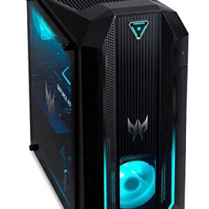 Acer Predator Orion 3000 Gaming Desktop, 10th Gen Intel Core i5-10400F 6-Core Processor, GeForce GTX 1660 SUPER, 12GB DDR4, 512GB NVMe M.2 SSD, Intel WiFi 6, RGB Keyboard and Mouse, PO3-620-UR13