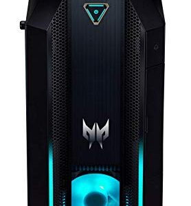 Acer Predator Orion 3000 Gaming Desktop, 10th Gen Intel Core i5-10400F 6-Core Processor, GeForce GTX 1660 SUPER, 12GB DDR4, 512GB NVMe M.2 SSD, Intel WiFi 6, RGB Keyboard and Mouse, PO3-620-UR13