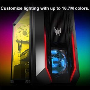 Acer Predator Orion 3000 Gaming Desktop, 10th Gen Intel Core i5-10400F 6-Core Processor, GeForce GTX 1660 SUPER, 12GB DDR4, 512GB NVMe M.2 SSD, Intel WiFi 6, RGB Keyboard and Mouse, PO3-620-UR13