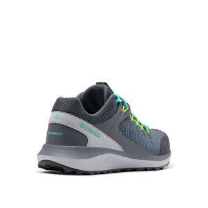 Columbia Womens Trailstorm Waterproof Hiking Shoe, Graphite/Dolphin, 7.5 US